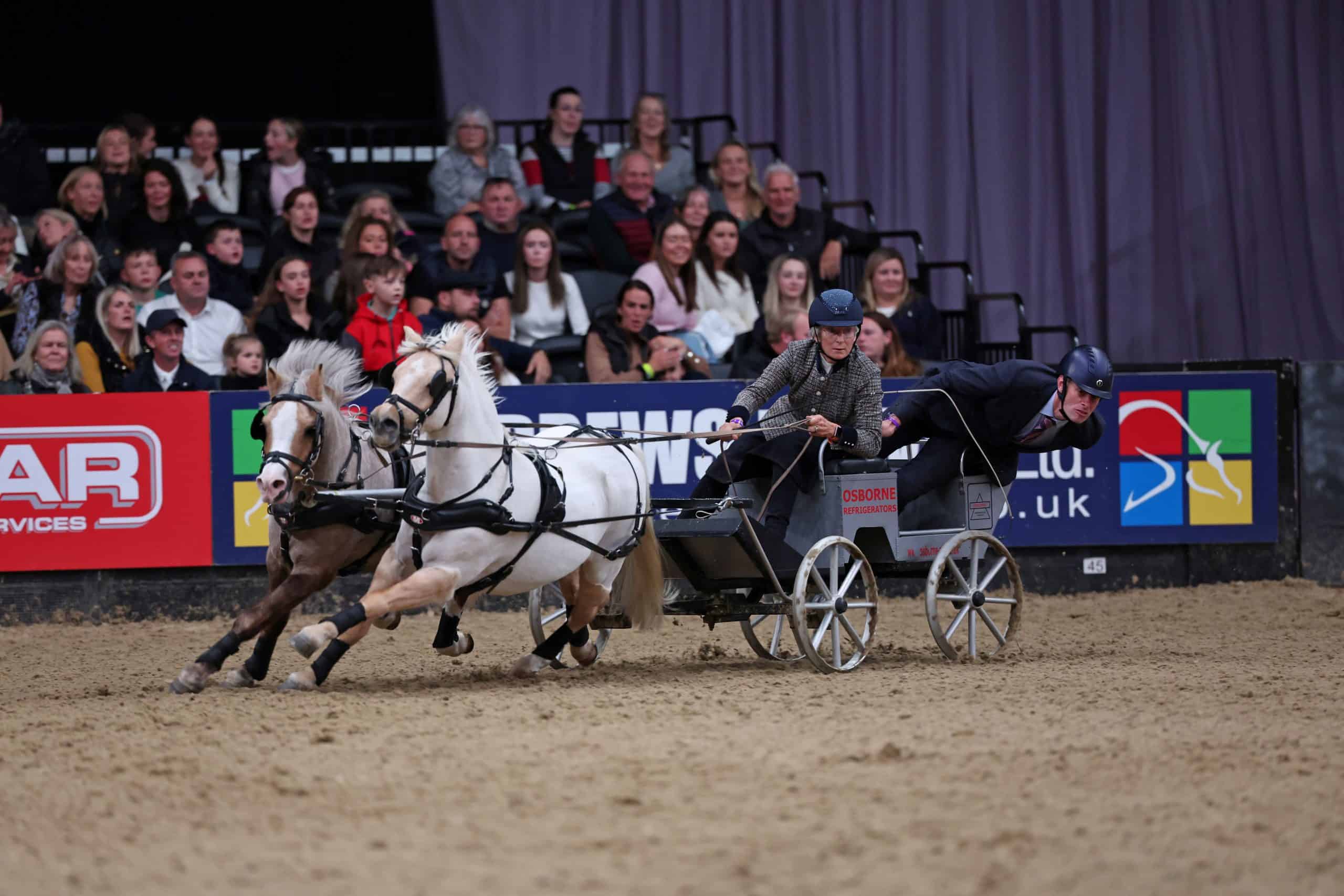 Alison is Unbeatable in the Osborne Refrigerators Double Harness Scurry ...